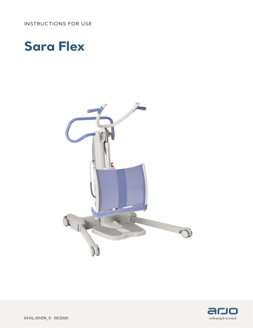 Arjo Sara Flex Instructions For Use Manual | Manualzz