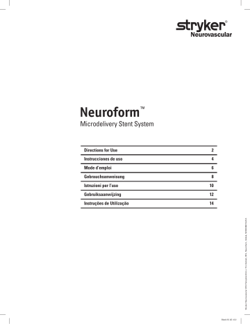 Stryker Neuroform Instrucciones De Uso | Manualzz