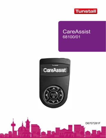 Tunstall CareAssist 68100/01 Manual | Manualzz