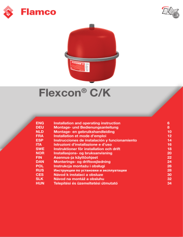 flamco Flexcon C/K Installation And Operating Instruction | Manualzz