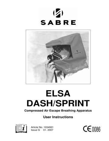 Sabre ELSA Dash, ELSA Sprint User Instruction | Manualzz