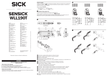SICK SENSICK WLL190T-P330 Manual de usuario | Manualzz