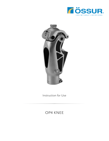 Össur OP4 KNEE Instructions For Use Manual | Manualzz