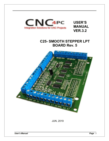 CNC4PC C25 User Manual | Manualzz