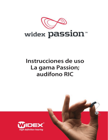 Widex Passion Instrucciones de operación | Manualzz