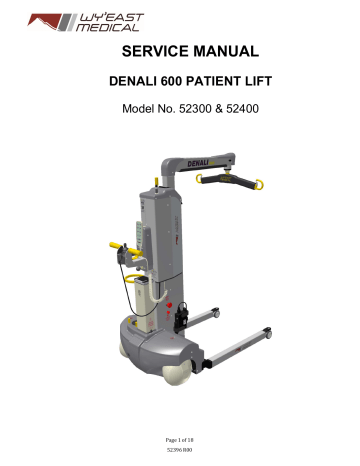 WY'EAST MEDICAL Denali 600 Service Manual | Manualzz