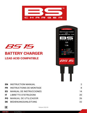 BS Charger BS15 Manual De Instrucciones | Manualzz