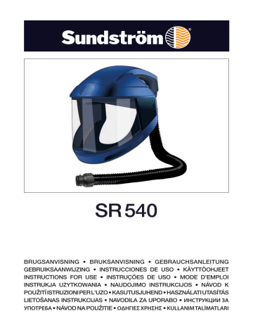 Sundstrom H06-0512, SR 540 Handleiding | Manualzz