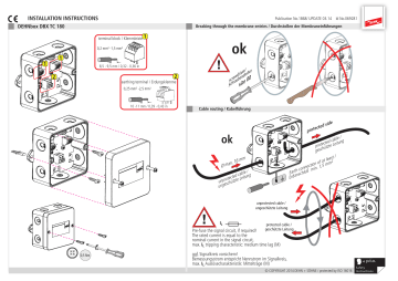 dehn DEHNbox DBX TC 180 Installation Instructions | Manualzz