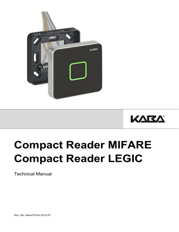 Kaba LEGIC Technical Manual | Manualzz