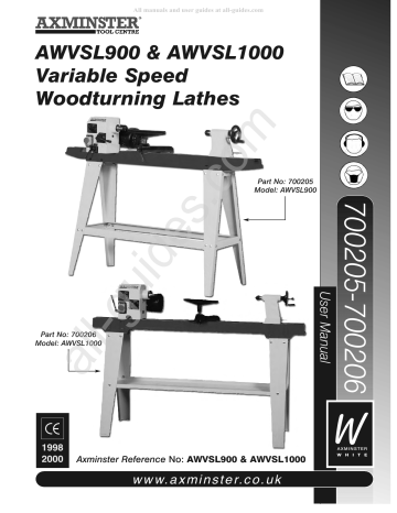 Axminster AWVSL100 Manual | Manualzz