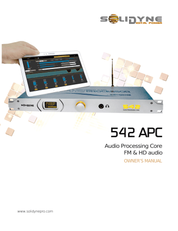 Solidyne 542 APC Owner's Manual | Manualzz