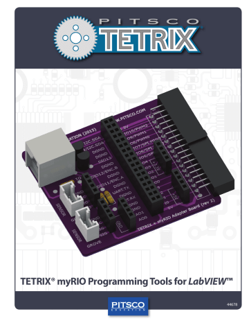 pitsco Tetrix Max Programming Manual | Manualzz