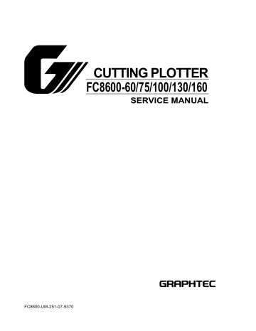 GRAPHTEC FC8600-100 Service Manual | Manualzz