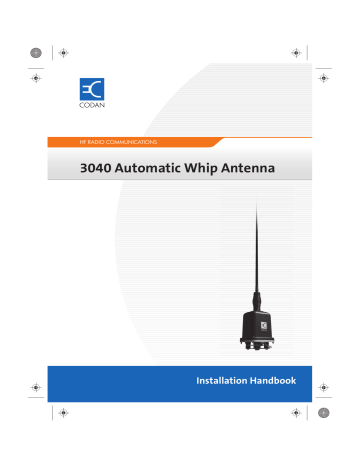 Codan 3040 Installation Handbook | Manualzz
