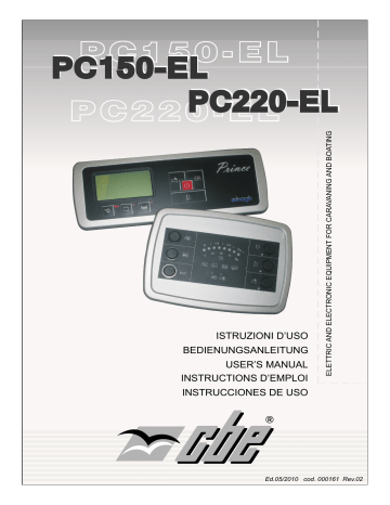 CBE PC220-EL, PC150-EL Instrucciones de operación | Manualzz