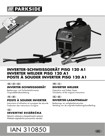 Parkside PISG 120 A1 Bedienungs- Und Sicherheitshinweise ...