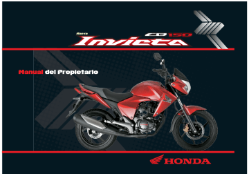 Honda Nueva INVICTA CB150 El manual del propietario | Manualzz