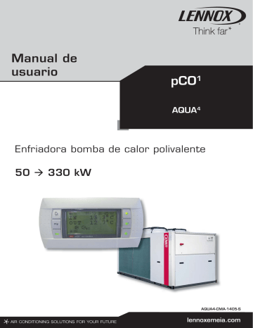 Lennox pCO1 Manual de usuario | Manualzz