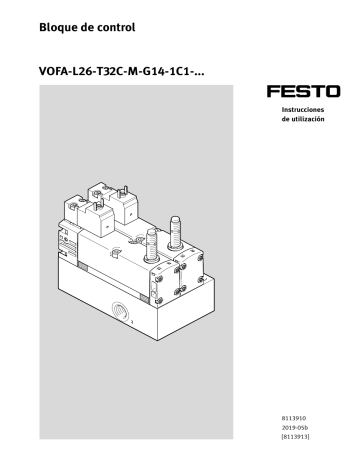 Festo VOFA-L26-T32C-M-G14-1C1 Serie Instrucciones de operación | Manualzz