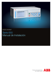 ABB ret650 - Product Manual, Applications Manual, Technical manual