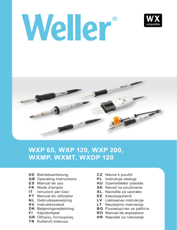 Weller WXP 120 Manual de utilizare | Manualzz