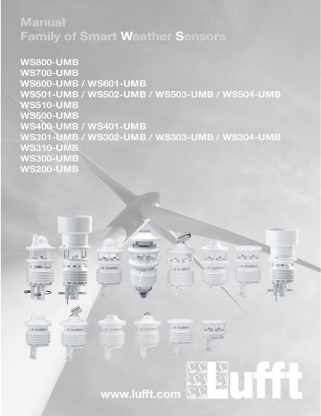 Lufft WS401-UBM Manual | Manualzz