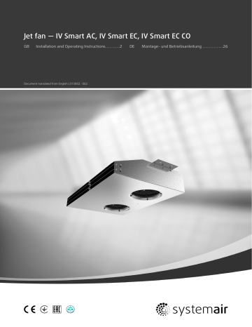 SystemAir IV Smart AC Montage- Und Betriebsanleitung | Manualzz