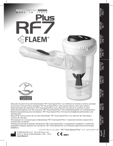 FLAEM RF7 Plus Manual De Instrucciones | Manualzz