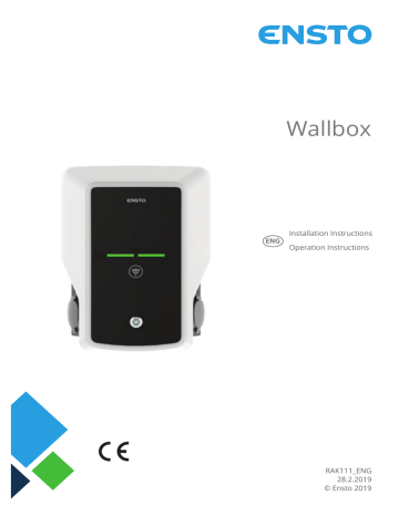 1. Ensto Wallbox. ensto Wallbox, EVB200 | Manualzz