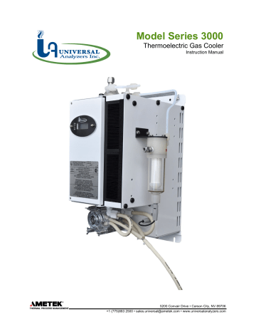 Ametek Universal Analyzers 3050 Instruction Manual | Manualzz