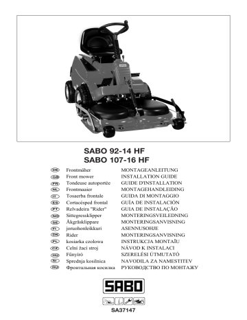 Sabo 107-16 HF Installation manual | Manualzz