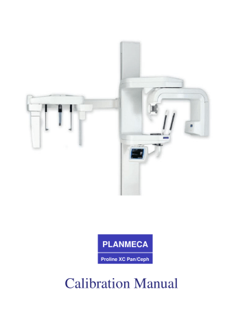 Planmeca Proline XC Panoramic Calibration Manual | Manualzz