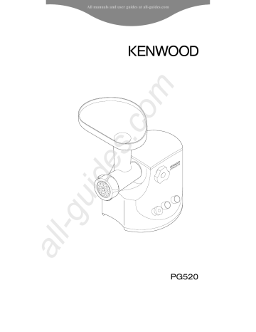 Kenwood PG520 Handbuch | Manualzz
