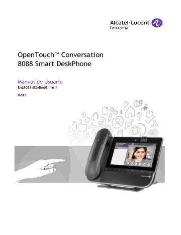 Alcatel-Lucent OpenTouch 8088 Manual de usuario | Manualzz