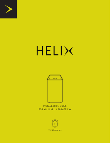 HELIX FI Installation Manual | Manualzz