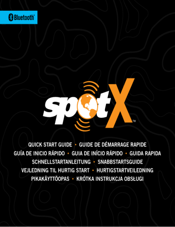 SPOT SPOT X Quick Start Manual | Manualzz