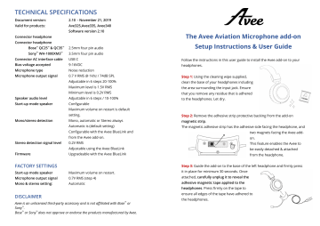 Avee Avee325 Setup Instructions & User Manual | Manualzz