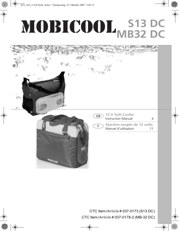 Mobicool MB32 DC Instruction Manual | Manualzz
