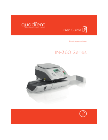 quadient IN-360 Series User Manual | Manualzz