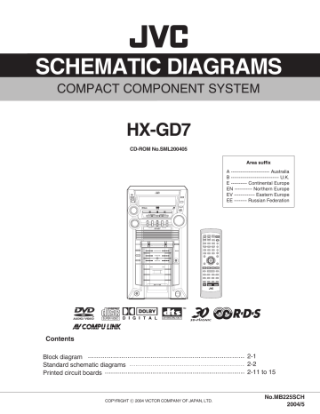 JVC HX-GD7, HX-GD8 Schematic Diagrams | Manualzz