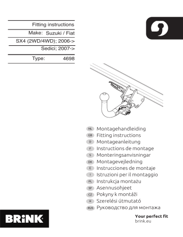 Brink 4698 User manual | Manualzz