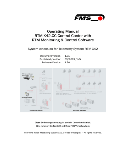 FMS RTM X42.CC Operating Manual | Manualzz