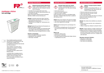 FP postbase vision Important Information | Manualzz