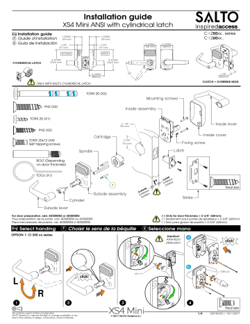 Salto XS4 Mini Installation Manual | Manualzz
