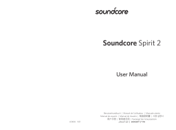 Soundcore SoundCore - User manual, User Guide, Quick start Guide