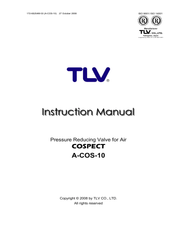 TLV COSPECT Instruction Manual | Manualzz