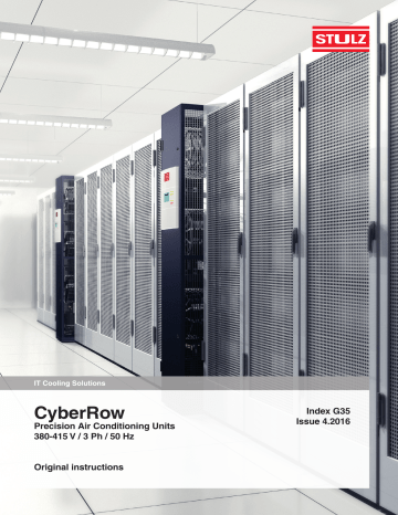 Stulz CRS 210 CW, CRS 560 CW Original Instructions Manual | Manualzz