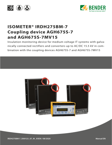 Bender ISOMETER IRDH275BM-7 Manual | Manualzz