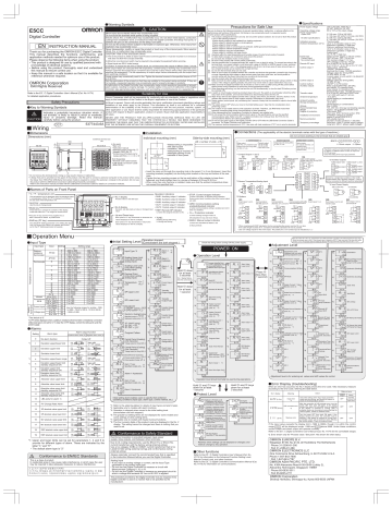Omron E5CC Instruction Manual | Manualzz